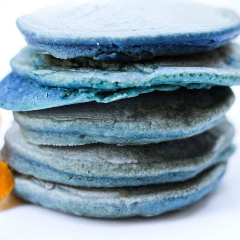 Blue Pancakes (No Artificial Coloring) - Savas Kitchen