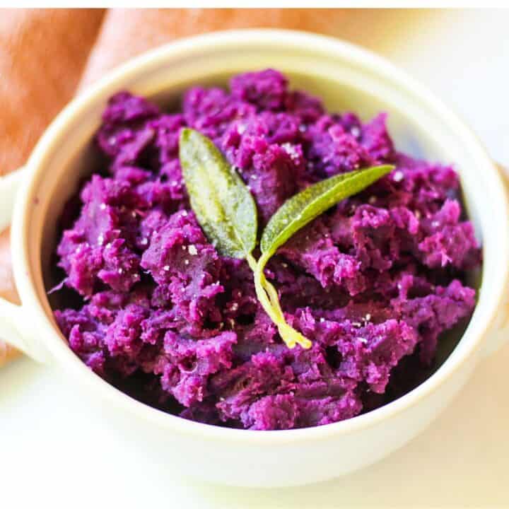 Purple Sweet Potato Puree - Savas Kitchen
