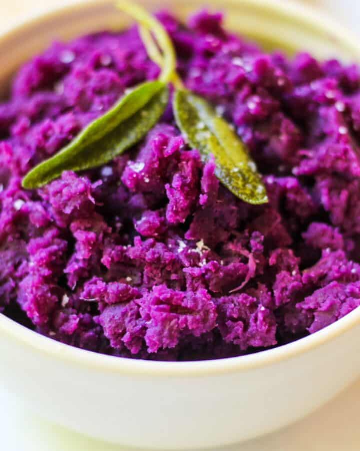 Purple Sweet Potato Puree - Savas Kitchen