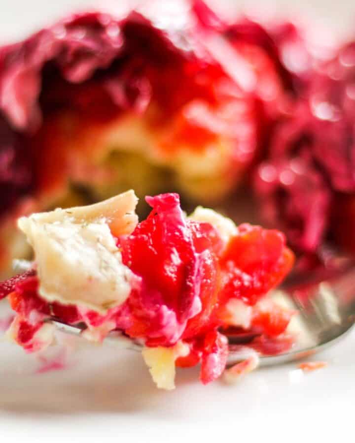 Dressed Herring Salad - Savas Kitchen