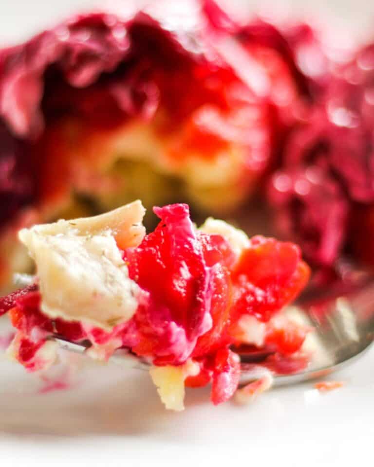 Dressed Herring Salad - Savas Kitchen