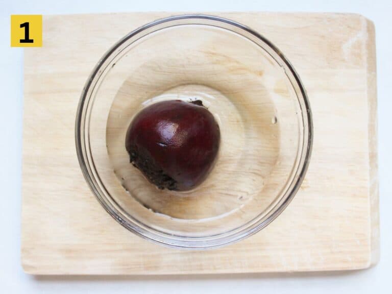 How to Microwave Whole Beets - Savas Kitchen