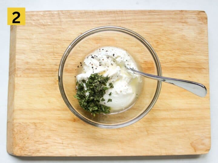 Easy Mint Greek Yogurt Sauce - Savas Kitchen