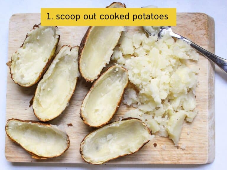 15 Minute Air Fryer Potato Skins - Savas Kitchen