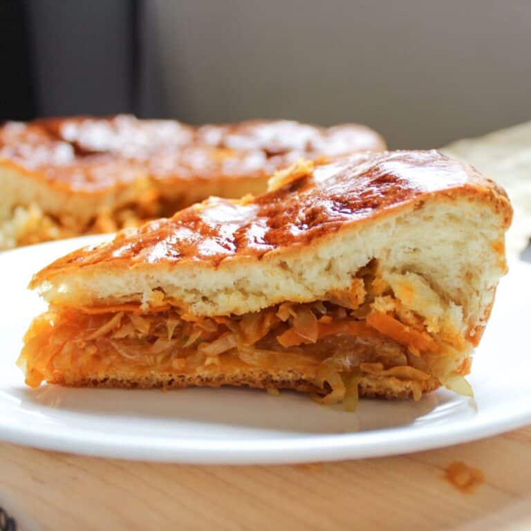 Savory Cabbage Pie - Savas Kitchen