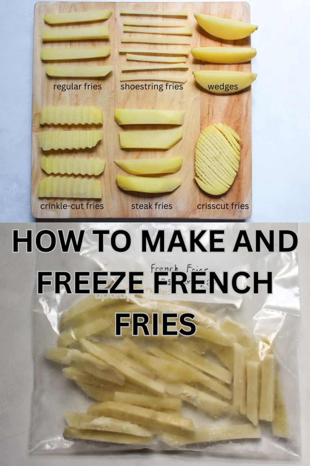 How to Make and Freeze Homemade French Fries (From Scratch) - Savas Kitchen